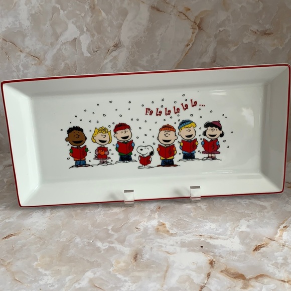 Peanuts | Dining | Peanuts Christmas Theme Platter | Poshmark